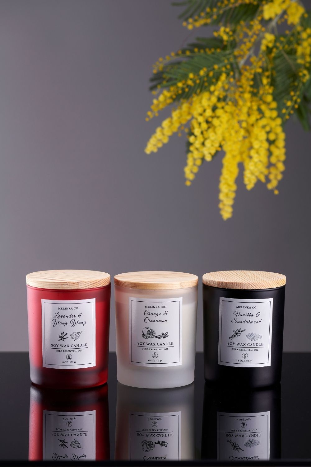 Sol Serisi Soya Mumu 3lü Set - mutlumikrop.com