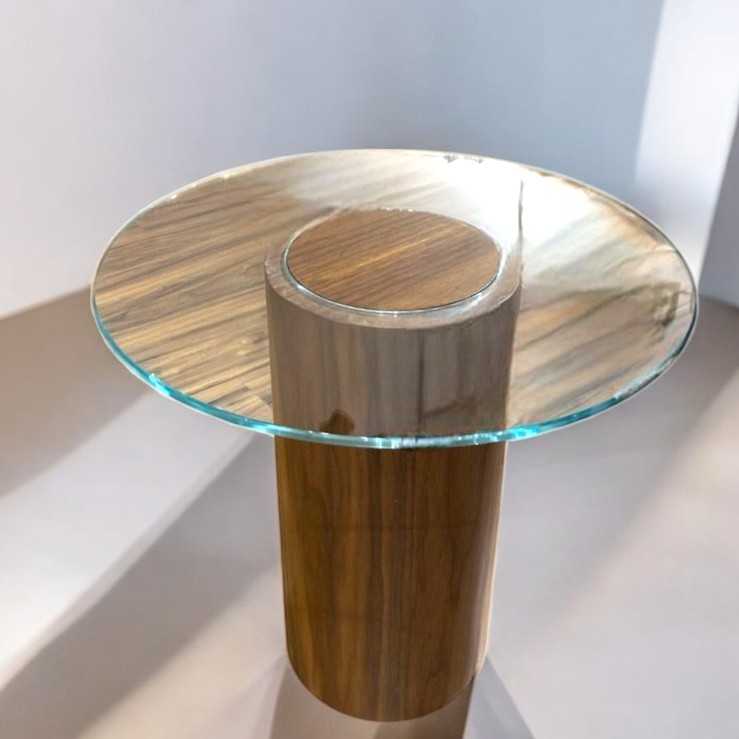 Yuvarlak Cam Sehpa - mutlumikrop.com