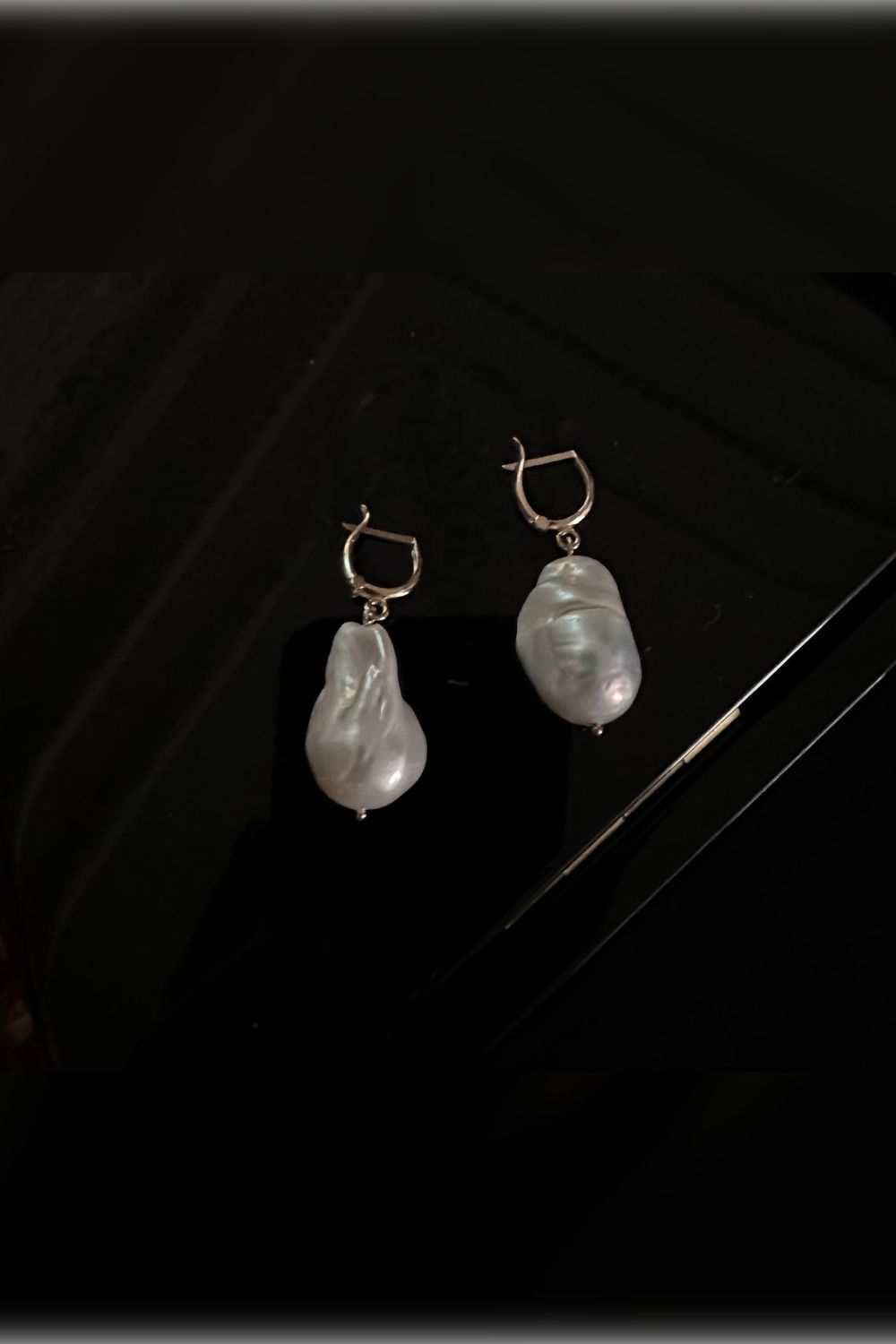 Altın Barok İnci Küpe - mutlumikrop.com