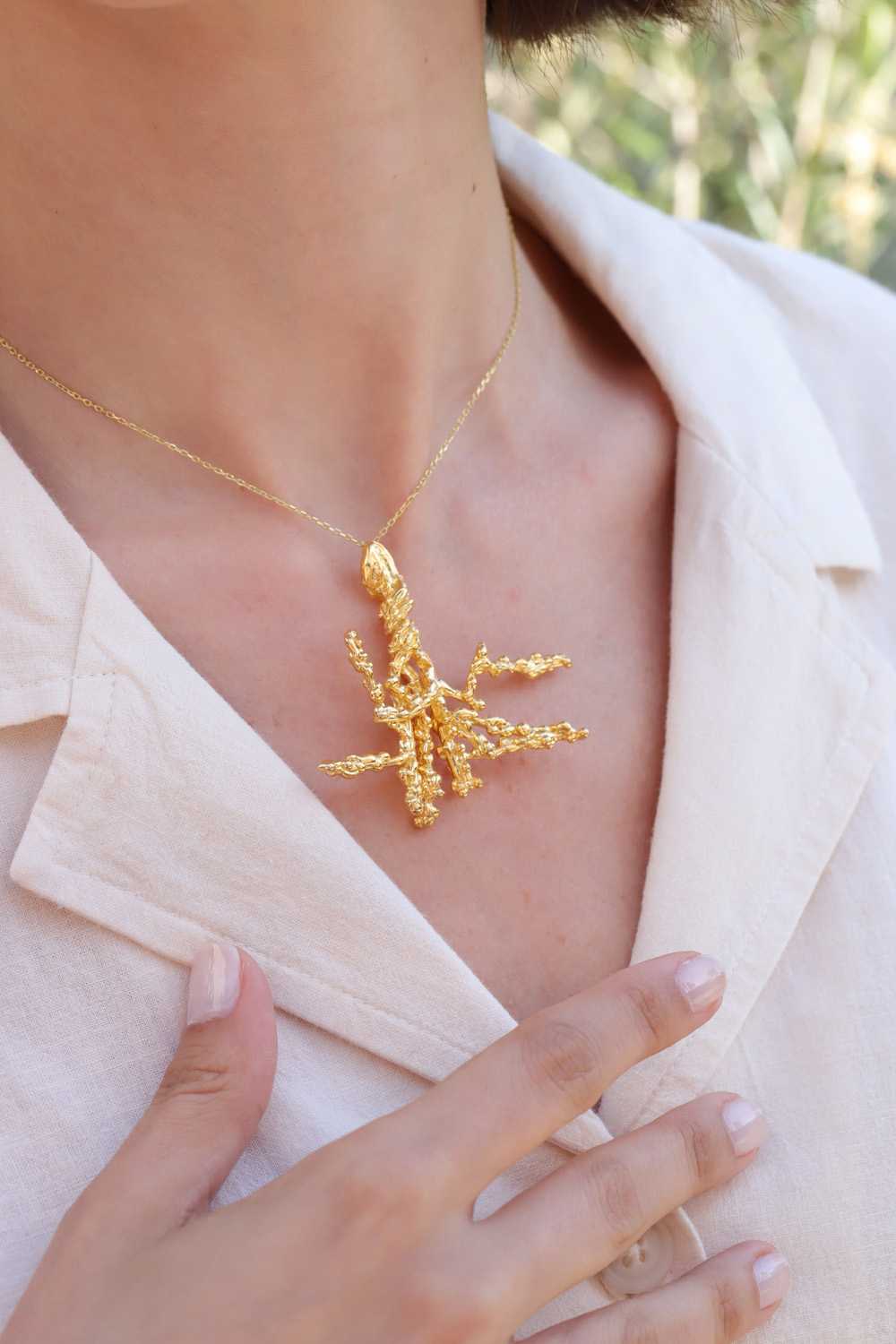 Büyük Zeytin Ağacı Kolye - mutlumikrop.com