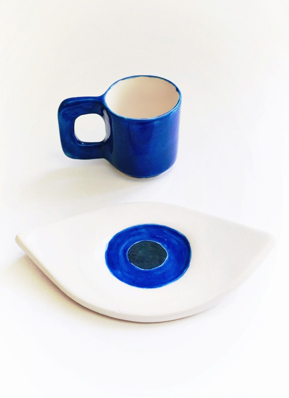 Mavi Göz Türk Kahvesi Fincanı - mutlumikrop.com