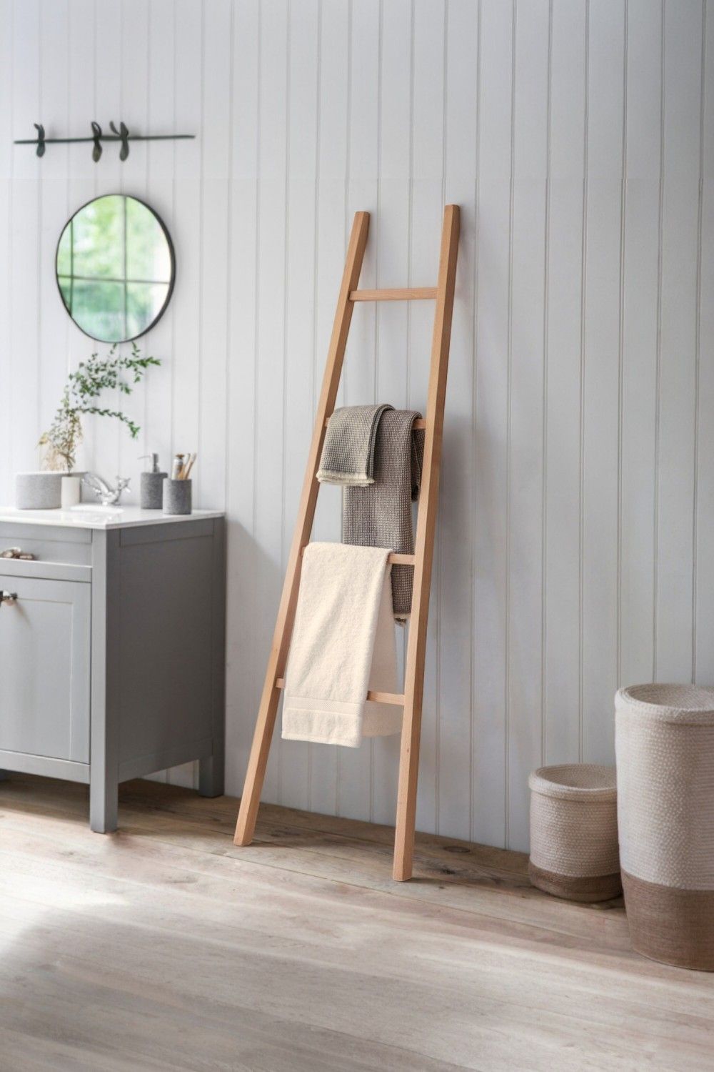 Grove El Yapımı Ahşap Merdiven Havluluk - mutlumikrop.com