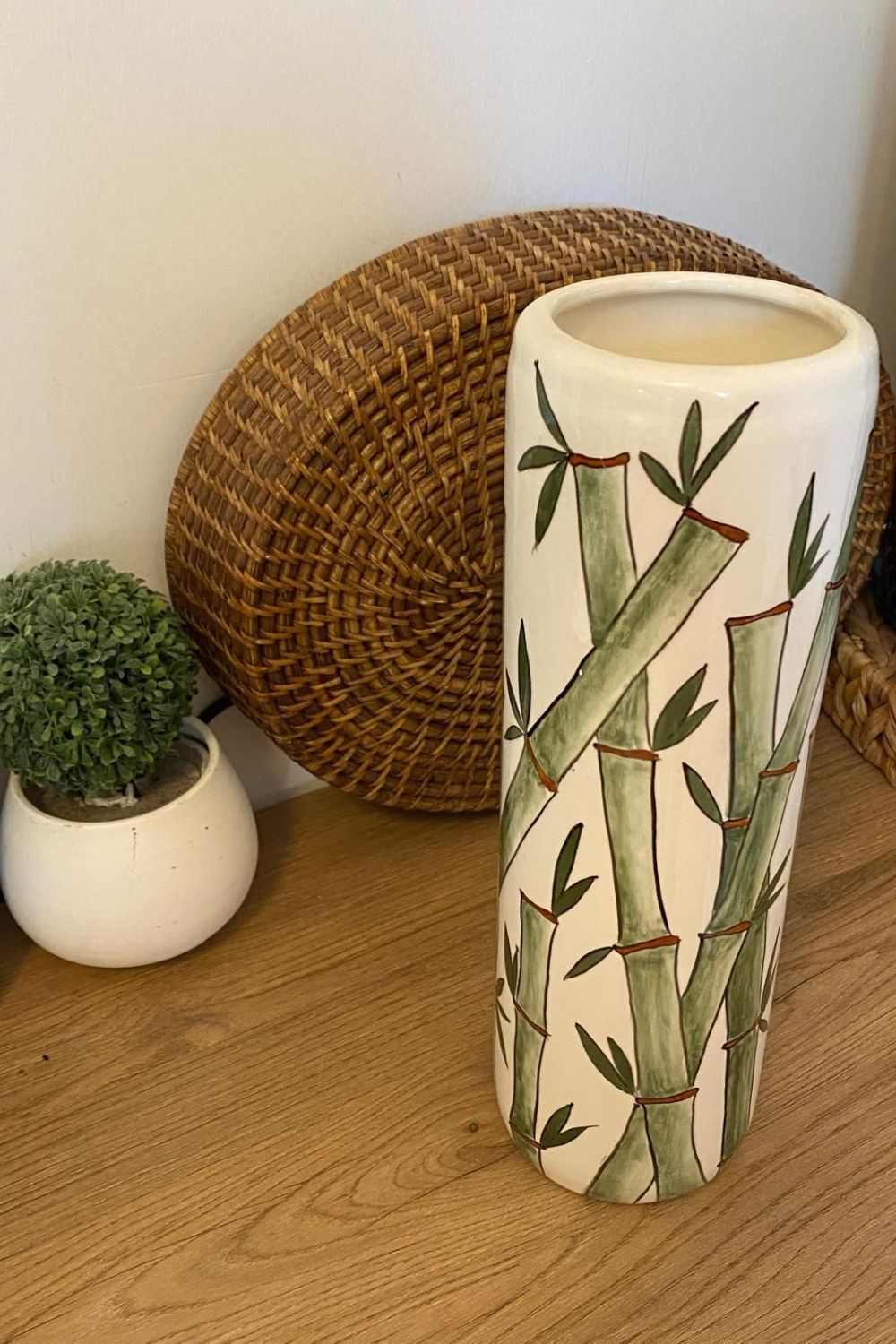 Bamboo Vazo - mutlumikrop.com