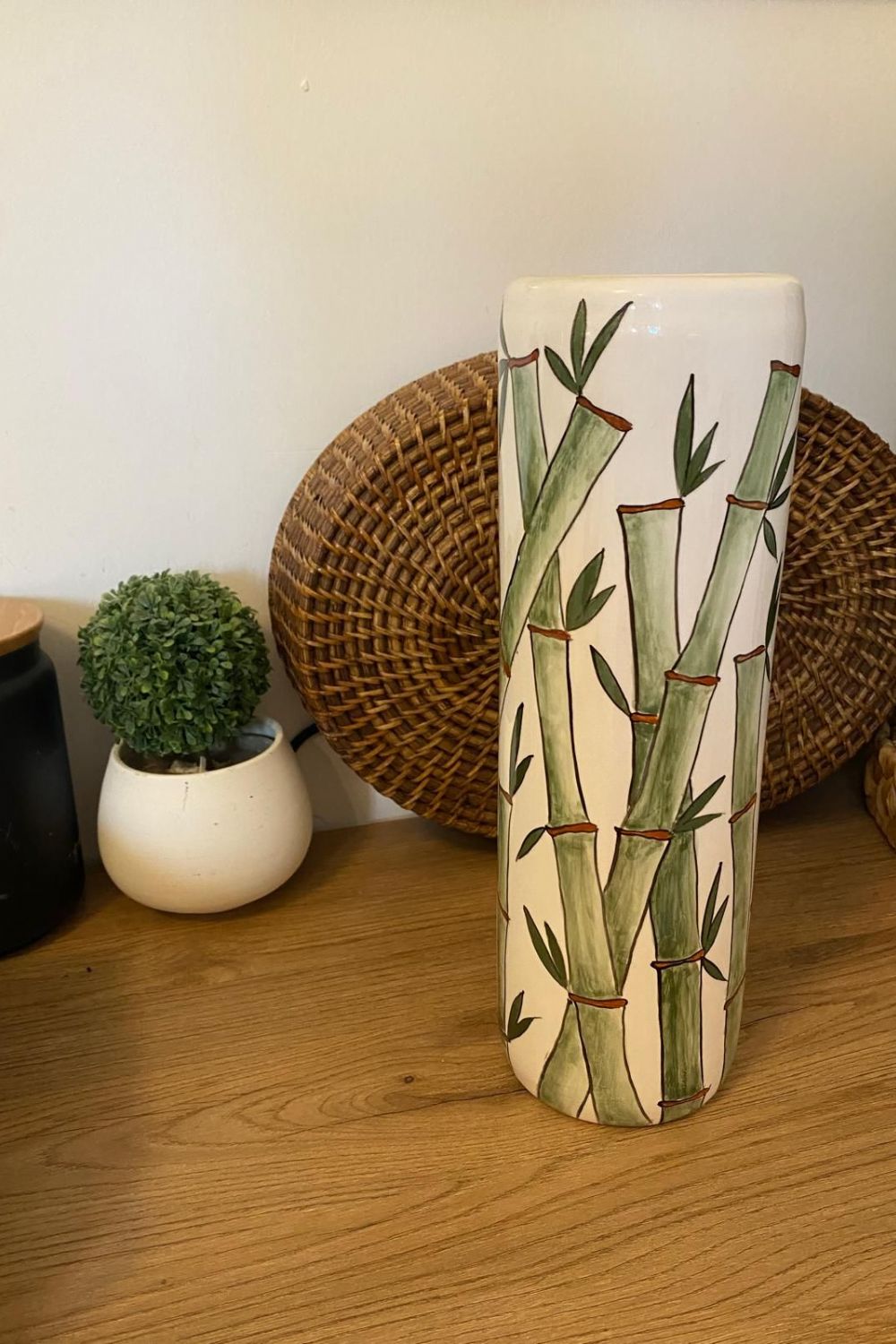 Bamboo Vazo - mutlumikrop.com