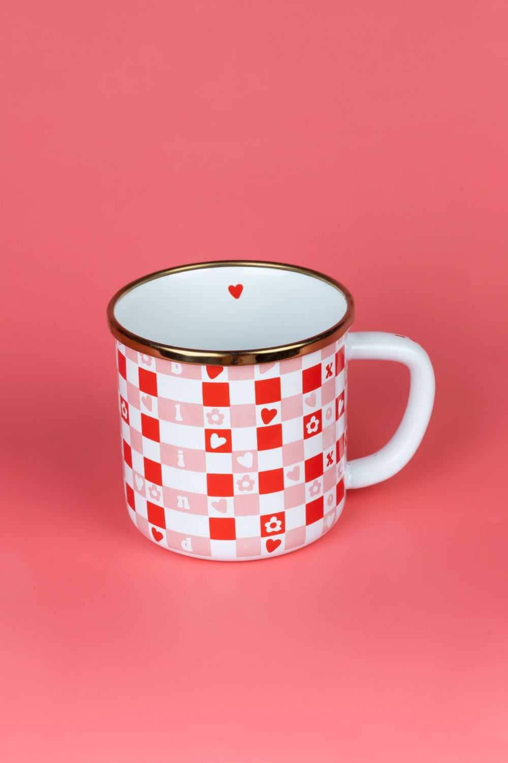 Emaylab Love is Blind Emaye Kupa - mutlumikrop.com