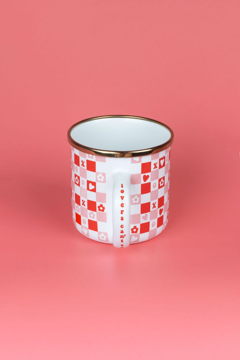 Emaylab Love is Blind Emaye Kupa - mutlumikrop.com