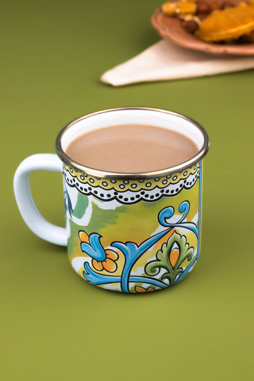 Emaylab Selge Emaye Kupa - mutlumikrop.com