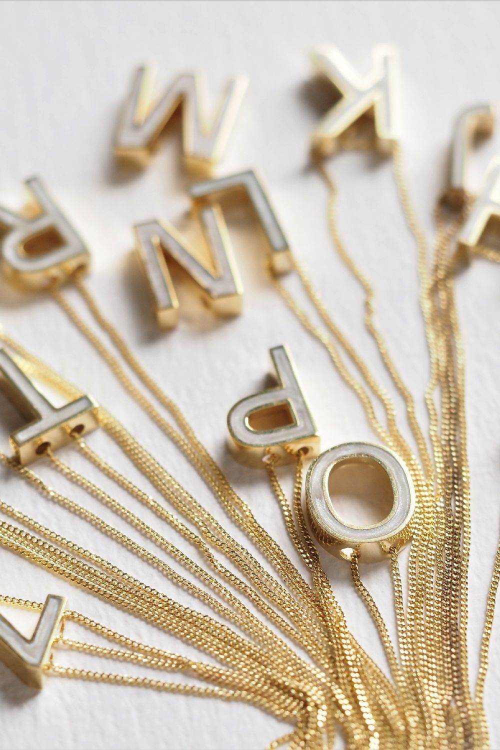 Gümüş Harf Kolye - mutlumikrop.com